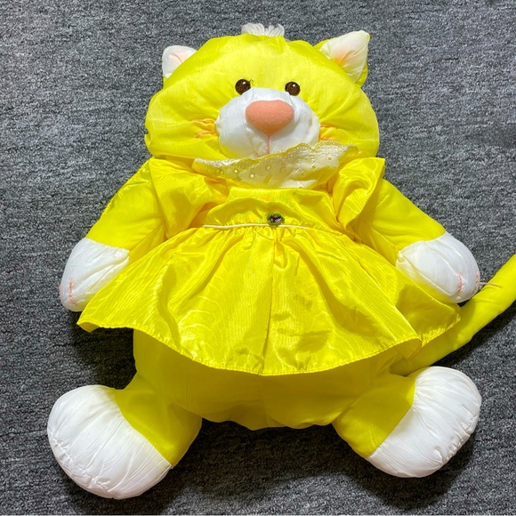 Fisher-Price | Toys | Vintage Fisher Price Puffalump Plush Cat Yellow ...